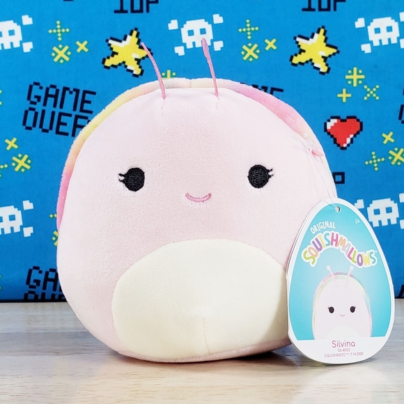 Squishmallows | Toys | Squishmallow Silvina The Pink Snail 5 Ultrasoft ...